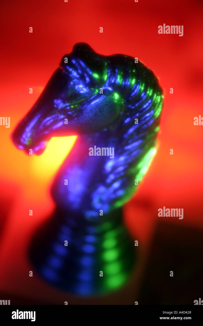Knight chess piece Stock Photo - Alamy
