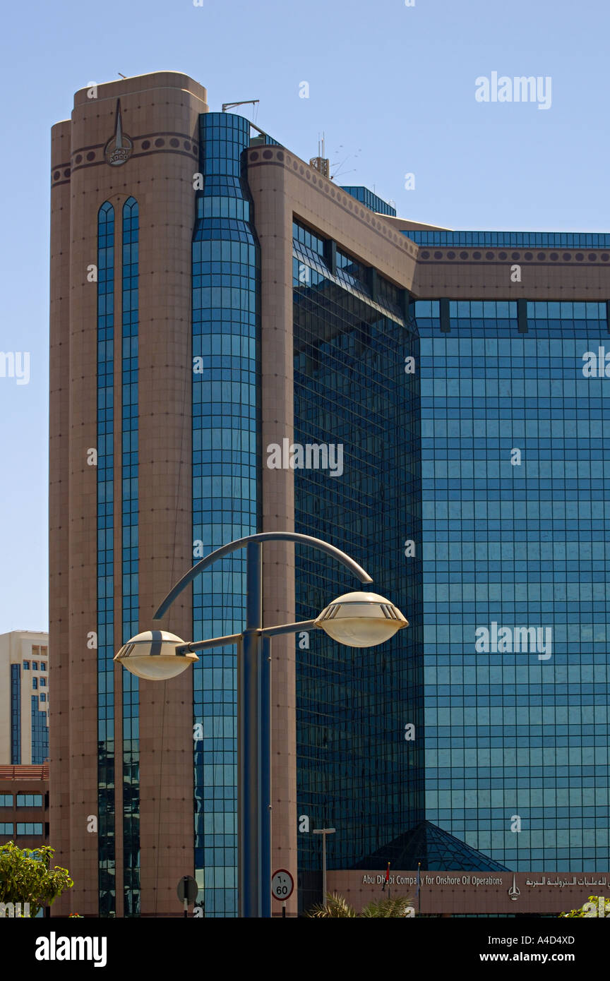 ADCO building on the Corniche Abu Dhabi UAE Stock Photo - Alamy