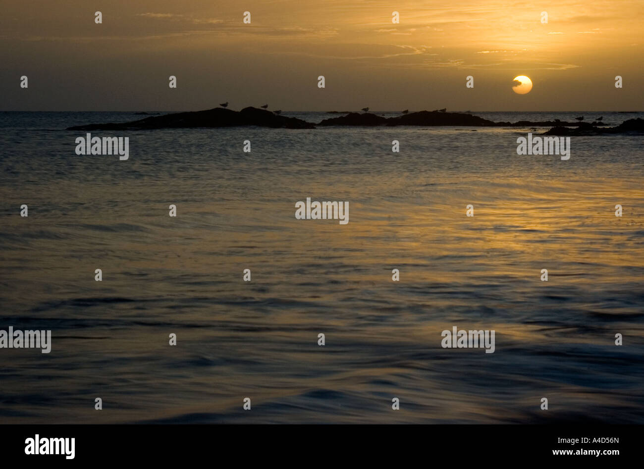 Irish sea sunset over northern ireland hi-res stock photography and ...