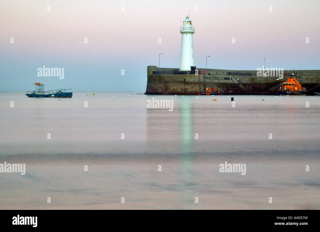 Donaghadee Lighthouse, County Down, Northern ireland Stock Photo - Alamy