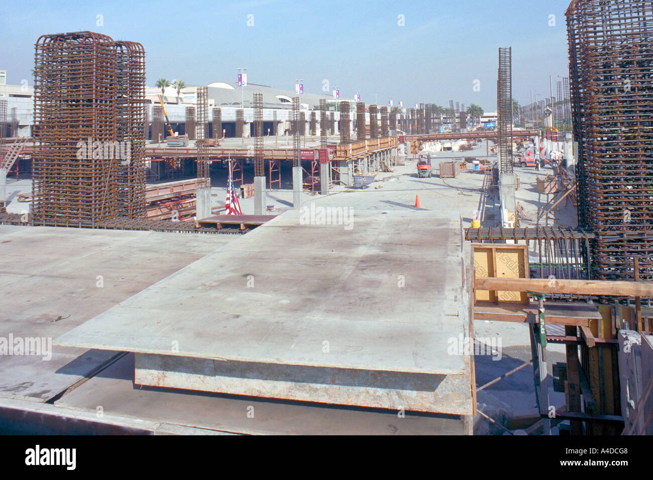 Construction - Overview of Construction Site Stock Photo - Alamy