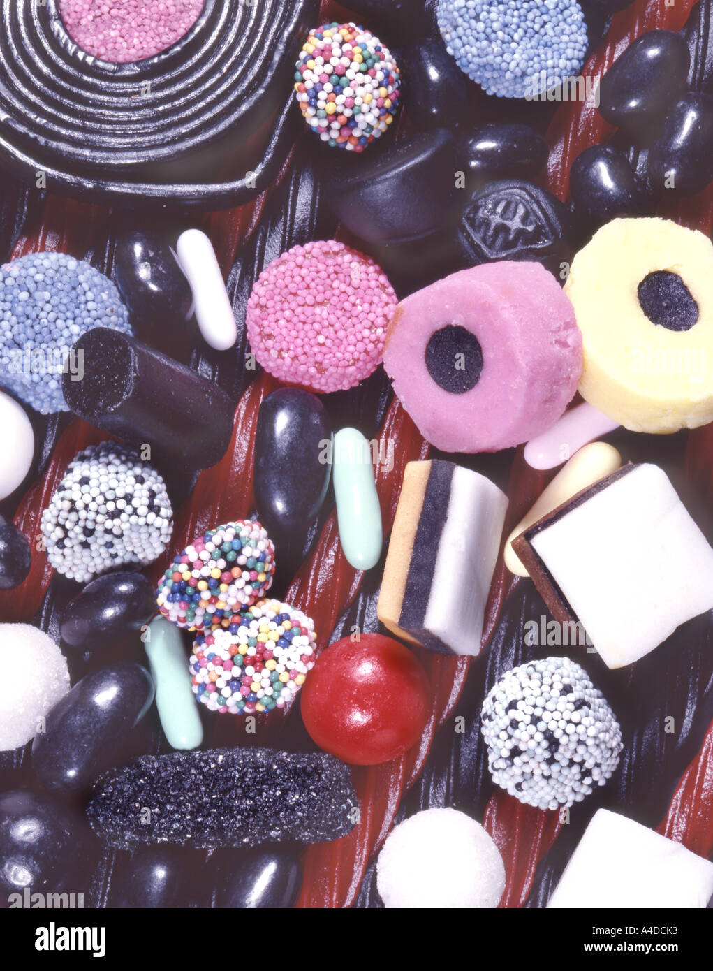 Liquorice allsorts licorice allsorts allsort hi-res stock photography ...