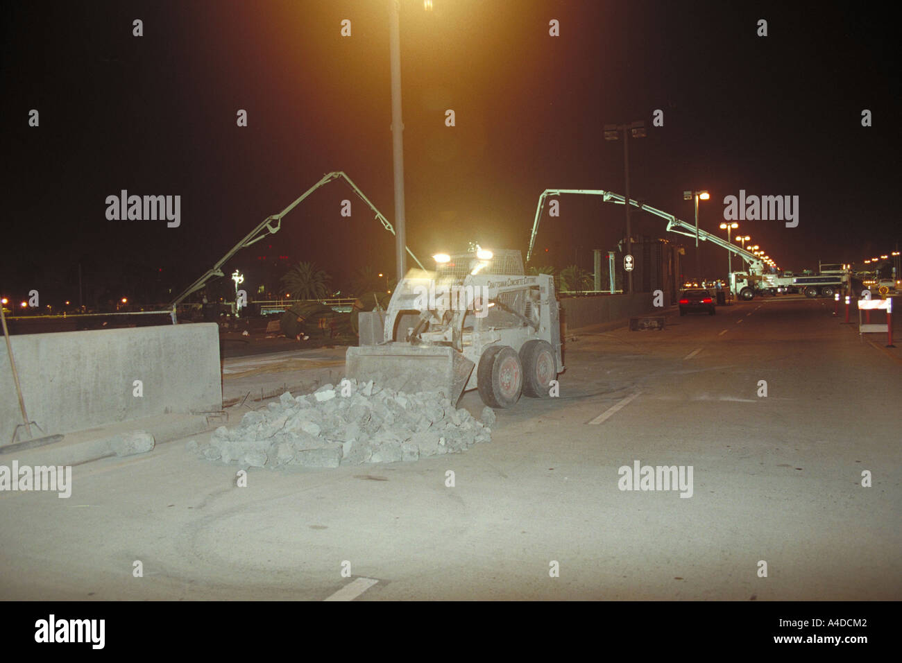 Construction - Small High Lift At Construction Site Stock Photo - Alamy