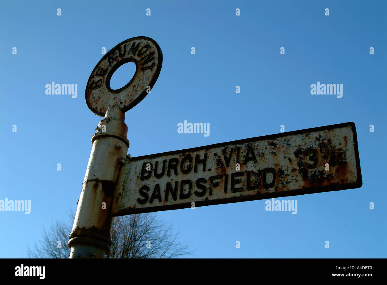Sign Post Hadrians Wall Path High Resolution Stock Photography and ...