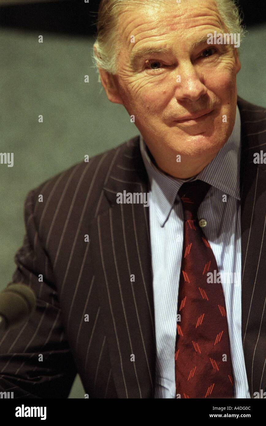 Sir Ian Vallance, Chairmaan of British Telecom, 2000 Stock Photo - Alamy