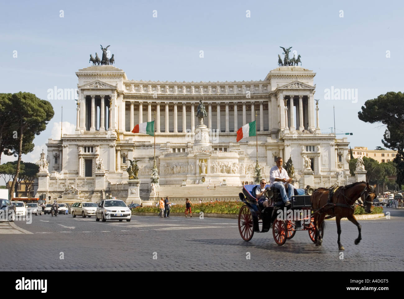 Vittorio Emanuele II Monument rome italy Stock Photo - Alamy