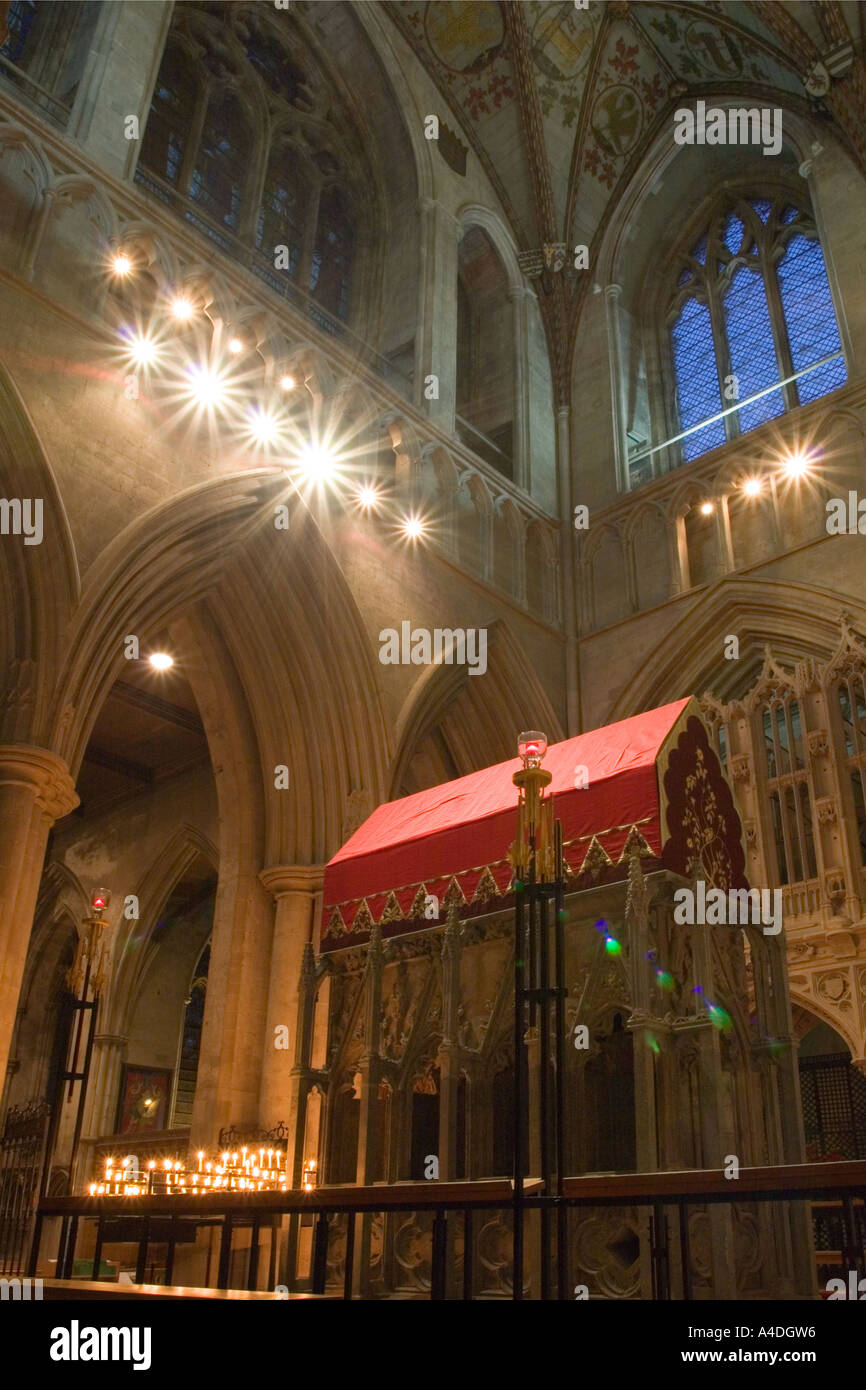 St Albans Abbey Shrine of St Alban Hertfordshire Stock Photo - Alamy