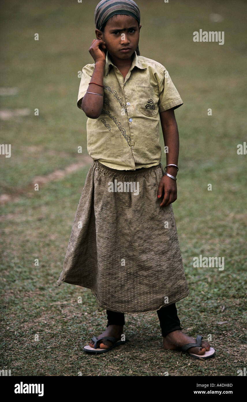 A young girl from a village in Assam, India Stock Photo - Alamy