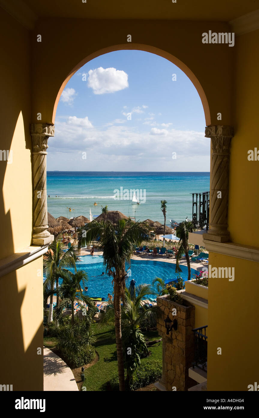 Gran Porto Real hotel in Playa del Carmen Stock Photo - Alamy