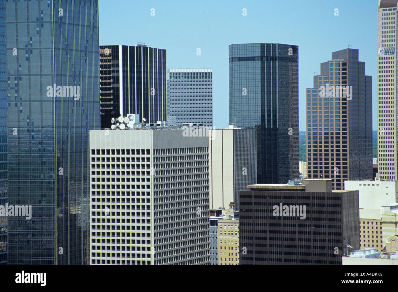 Skyscapers in Dallas Texas Stock Photo - Alamy
