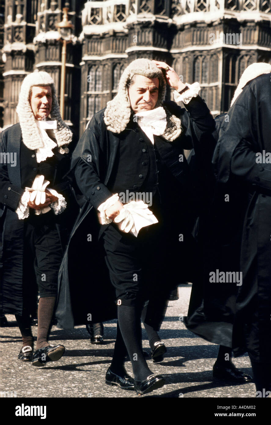 Man in judges wig hi-res stock photography and images - Alamy