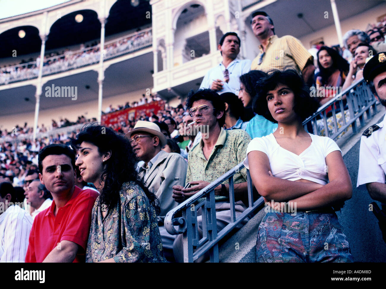 Audience watching a bullfight hi-res stock photography and images - Alamy