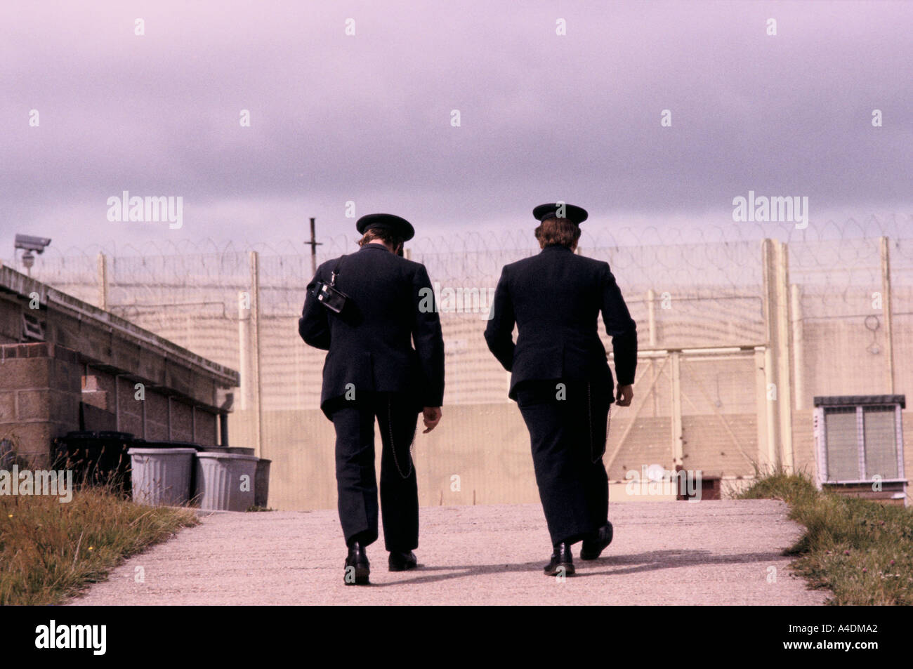 Prison warders at Parkhurst prison, Isle of White Stock Photo - Alamy