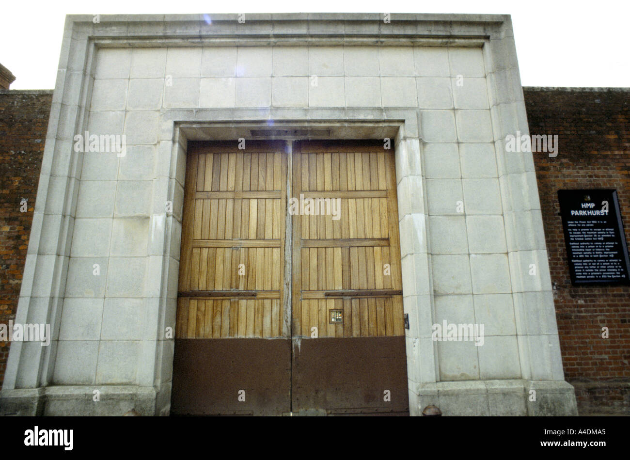 Saughton prison, the main doors Stock Photo - Alamy