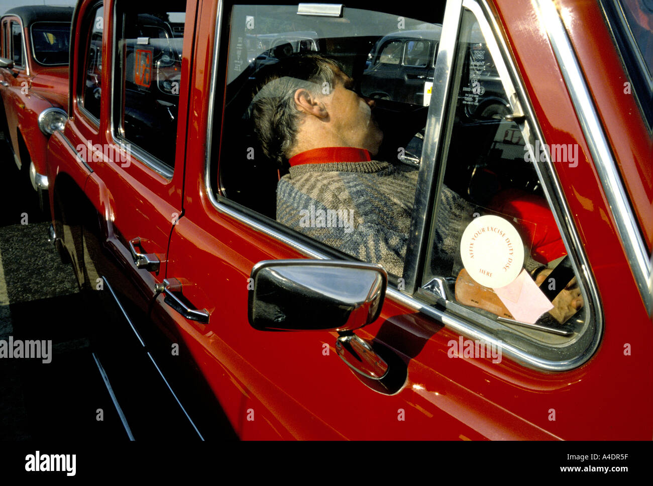 London cabbies at Heathrow Airport Stock Photo - Alamy