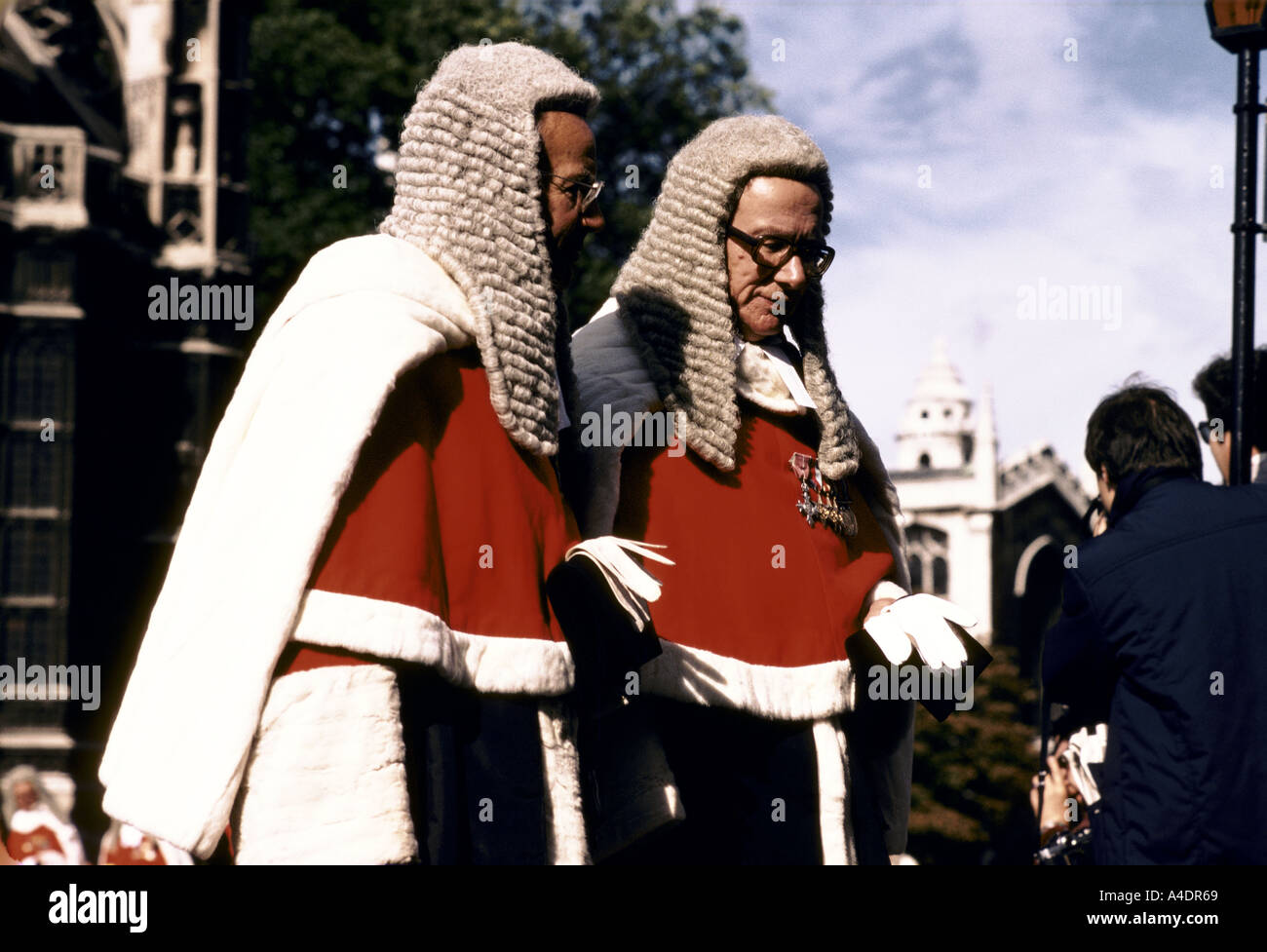 Judges in ceremonial robes at The Lord Chancellor's Breakfast, London ...