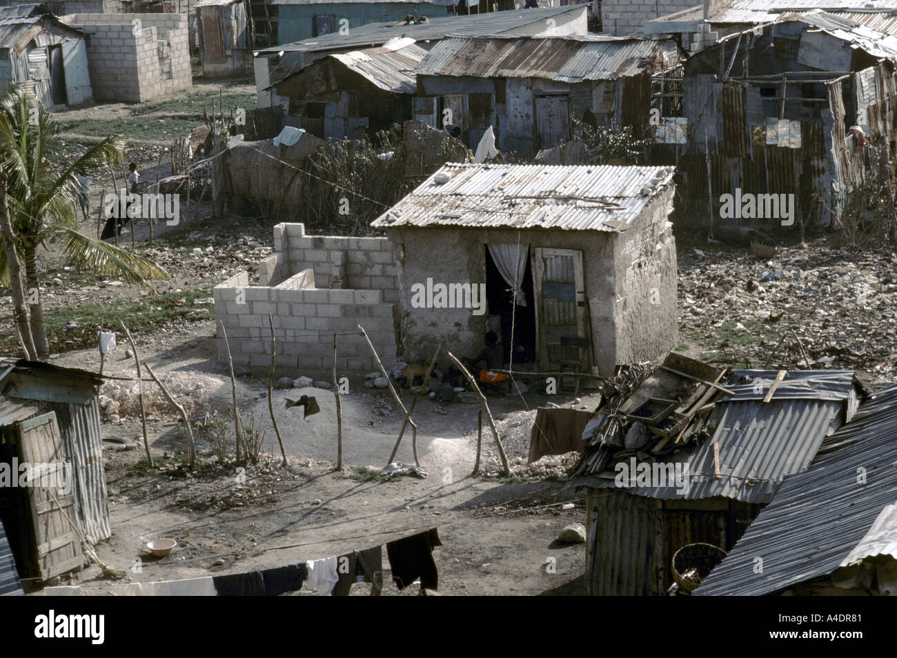 Cite Soleil , shanty town, Port au Prince, Haiti Stock Photo - Alamy