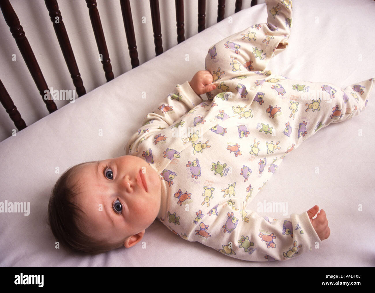 Awake baby cot hi-res stock photography and images - Alamy