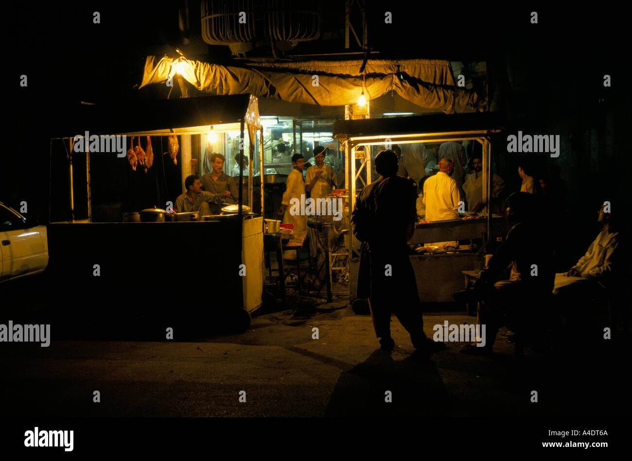 lahore pakistan stalls by night around lahore Stock Photo - Alamy