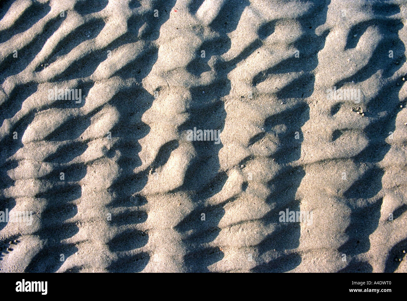 Sand ripples on a beach in Thailand. DQ31a Stock Photo - Alamy
