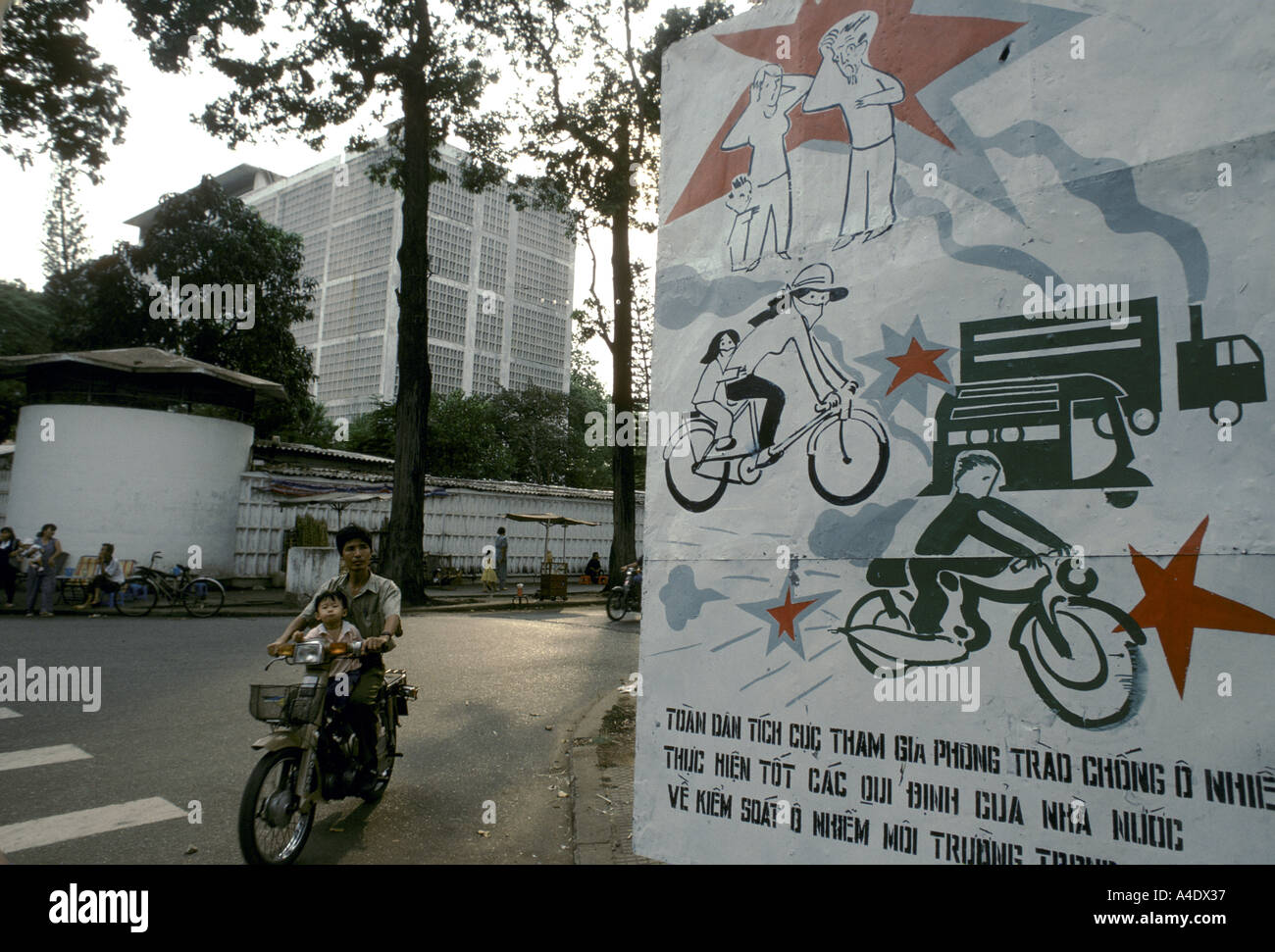 vietnam old us embassy saigon ho chi minh city 1994 Stock Photo - Alamy