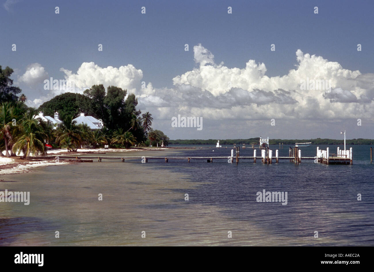The Barrier Island in the gulf of Mexico known as Useppa Island Stock ...