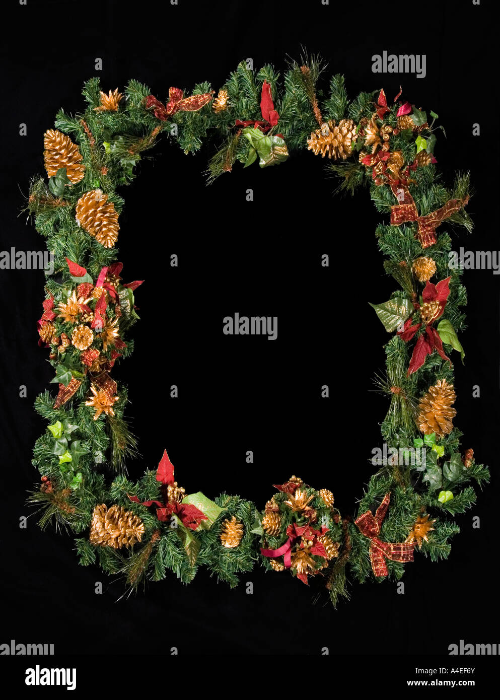 Wreath border hi-res stock photography and images - Alamy