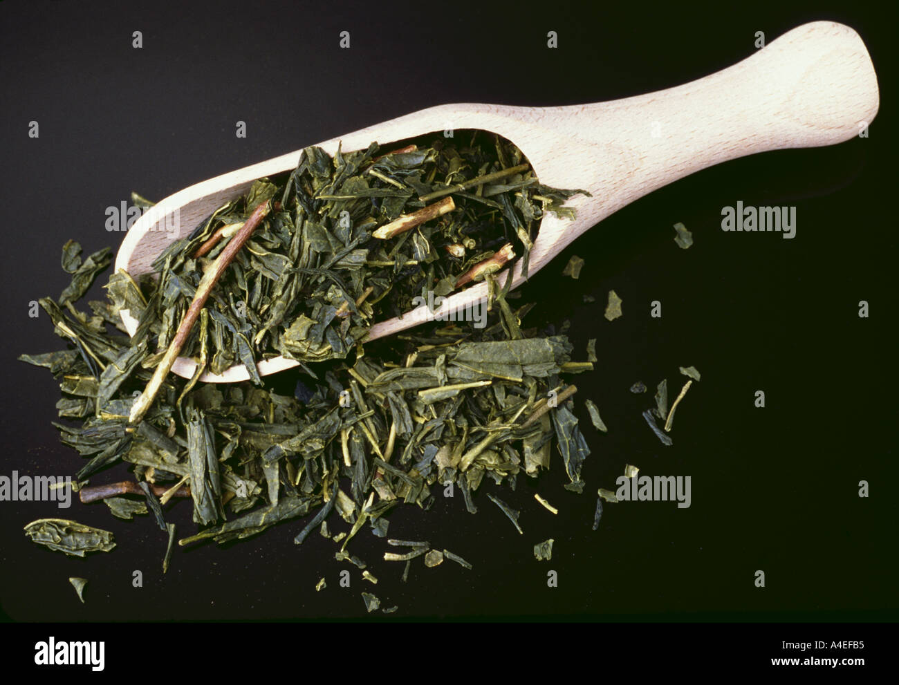 Tea green tea Bancha Japan Stock Photo - Alamy