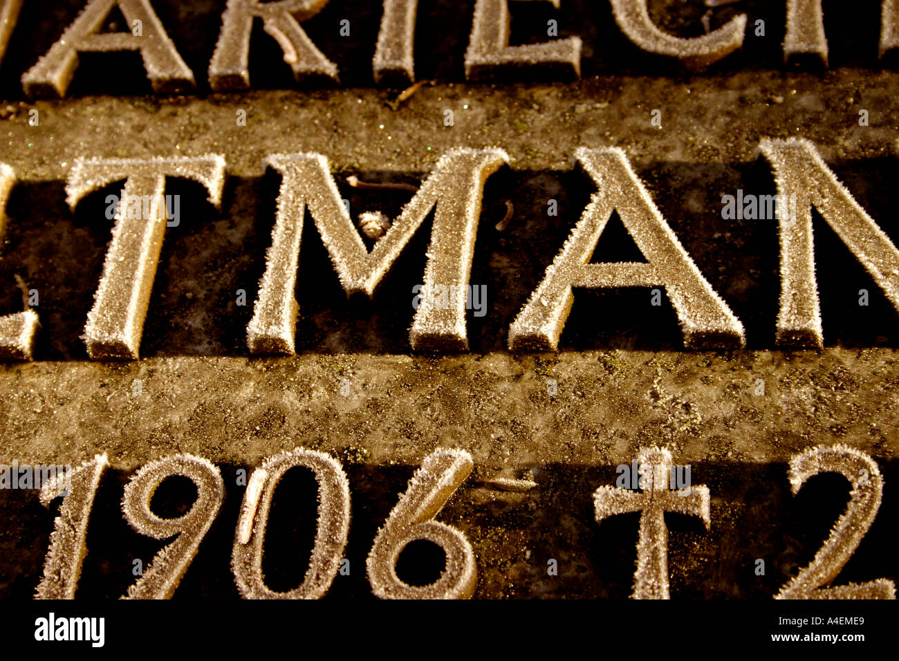 Epitaph of life hi-res stock photography and images - Alamy