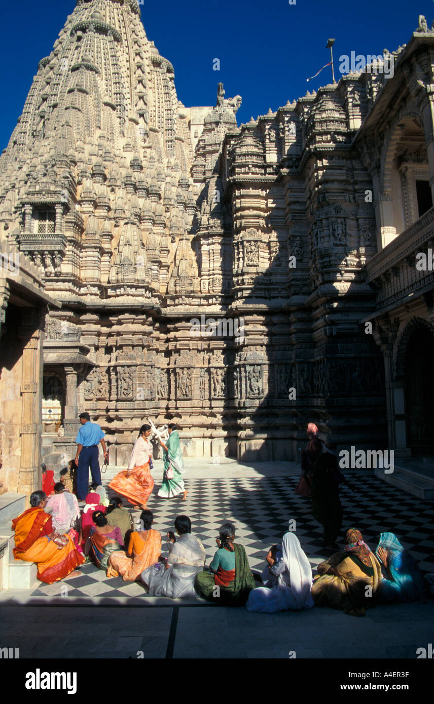 A Jain temple in the breathtaking temple city of Palitana Gujarat India ...