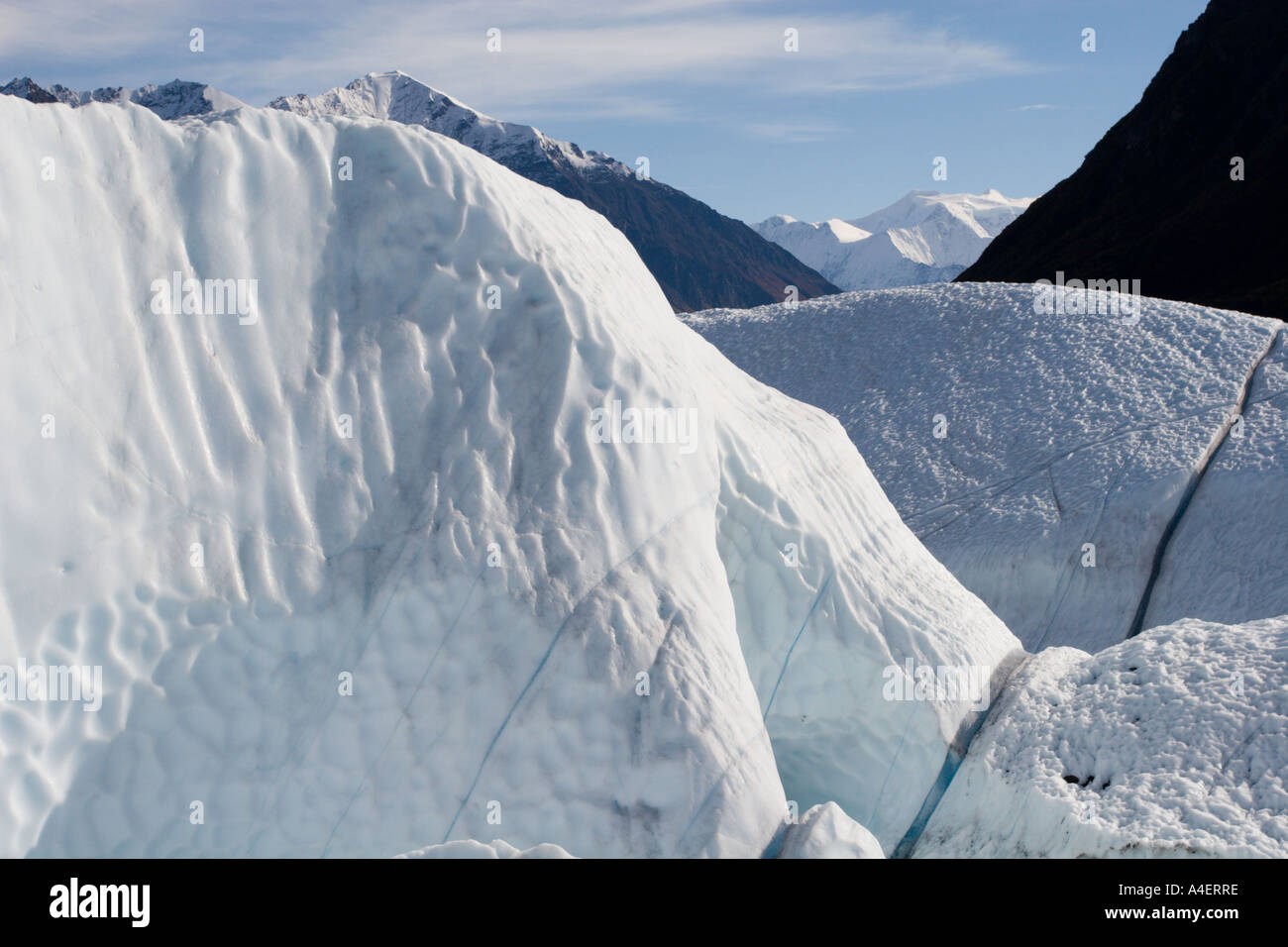 alaska south central matanuska glacier chugach mountains Stock Photo ...