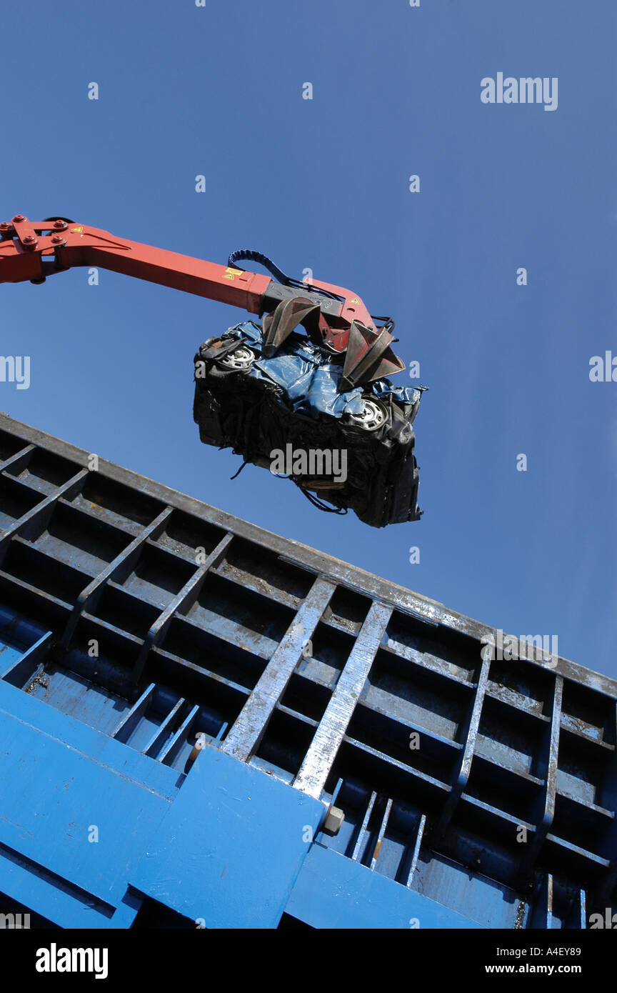 Car crusher hi-res stock photography and images - Alamy