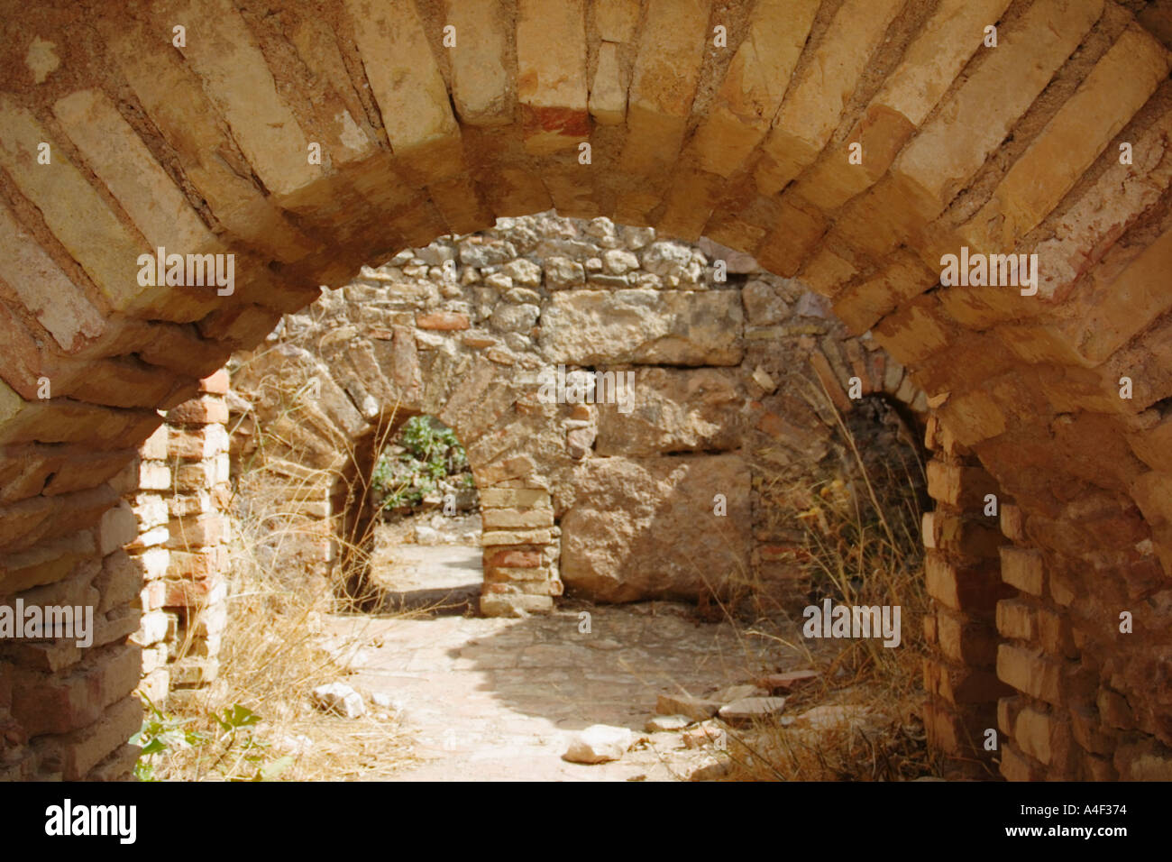 Water Tunnels in the Roman ruins of Volubilis Morocco aka Oualili in ...