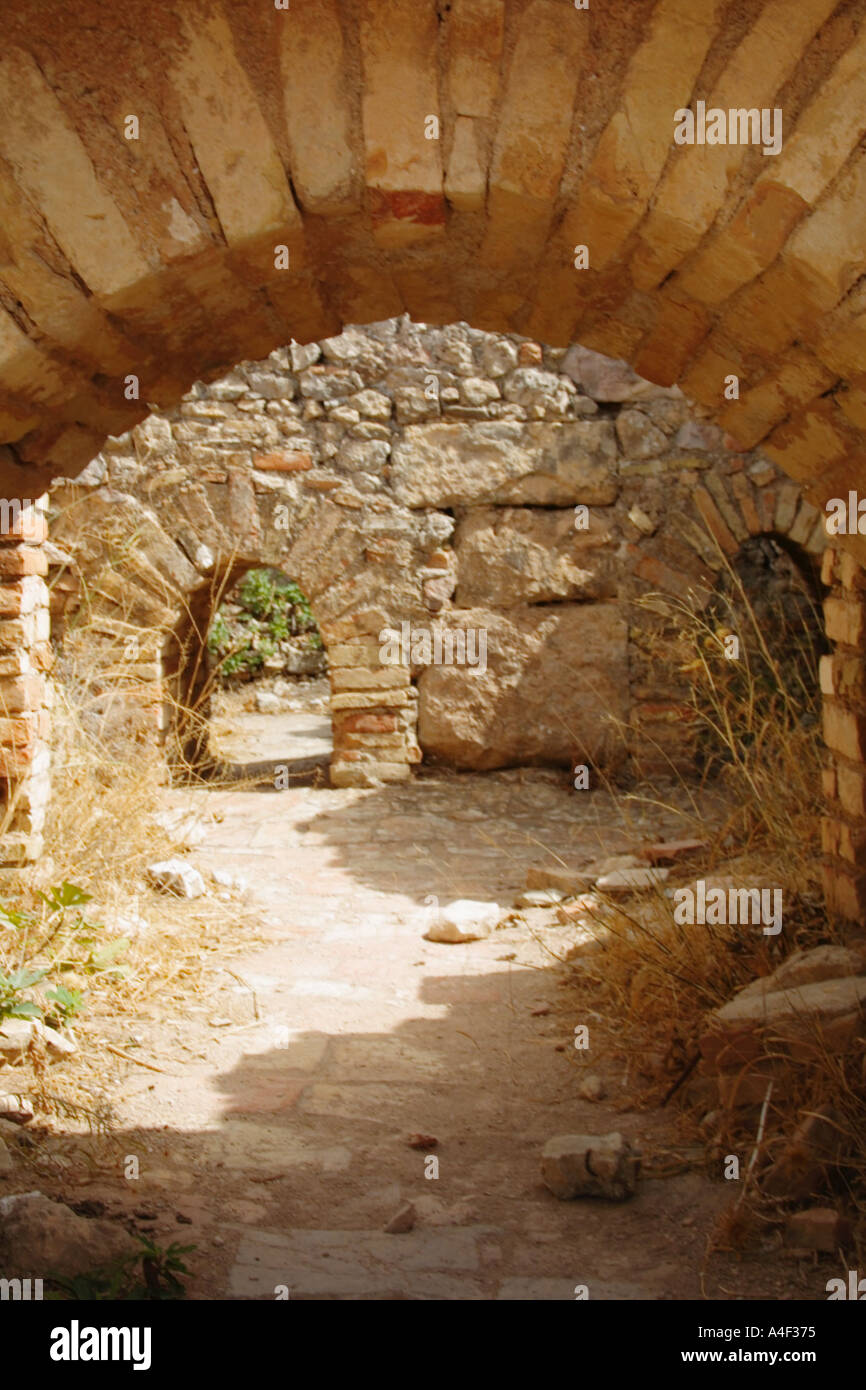 Water Tunnels in the Roman ruins of Volubilis Morocco aka Oualili in ...