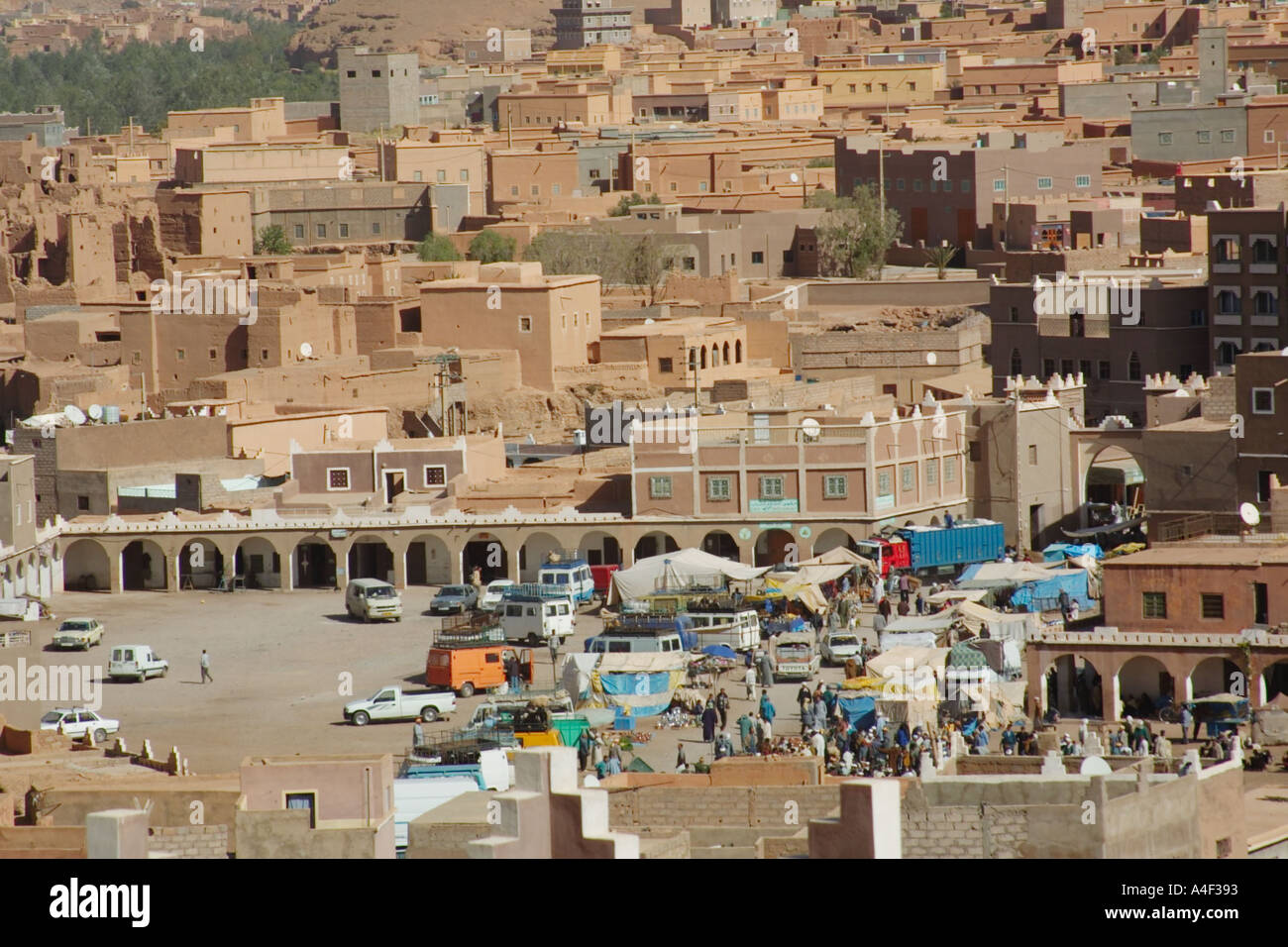 Market square in Morocco Stock Photo - Alamy