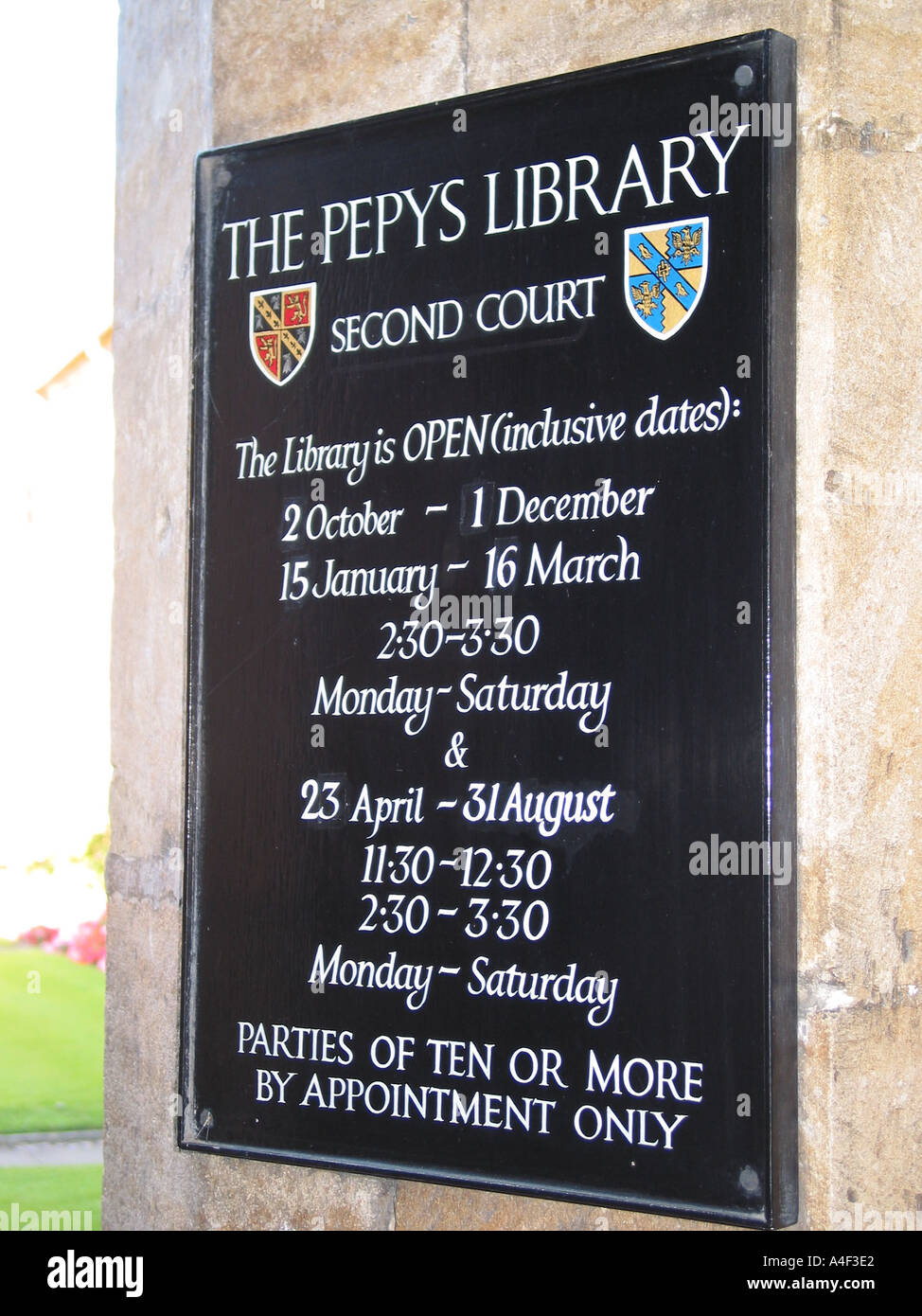 Pepys building hi-res stock photography and images - Alamy