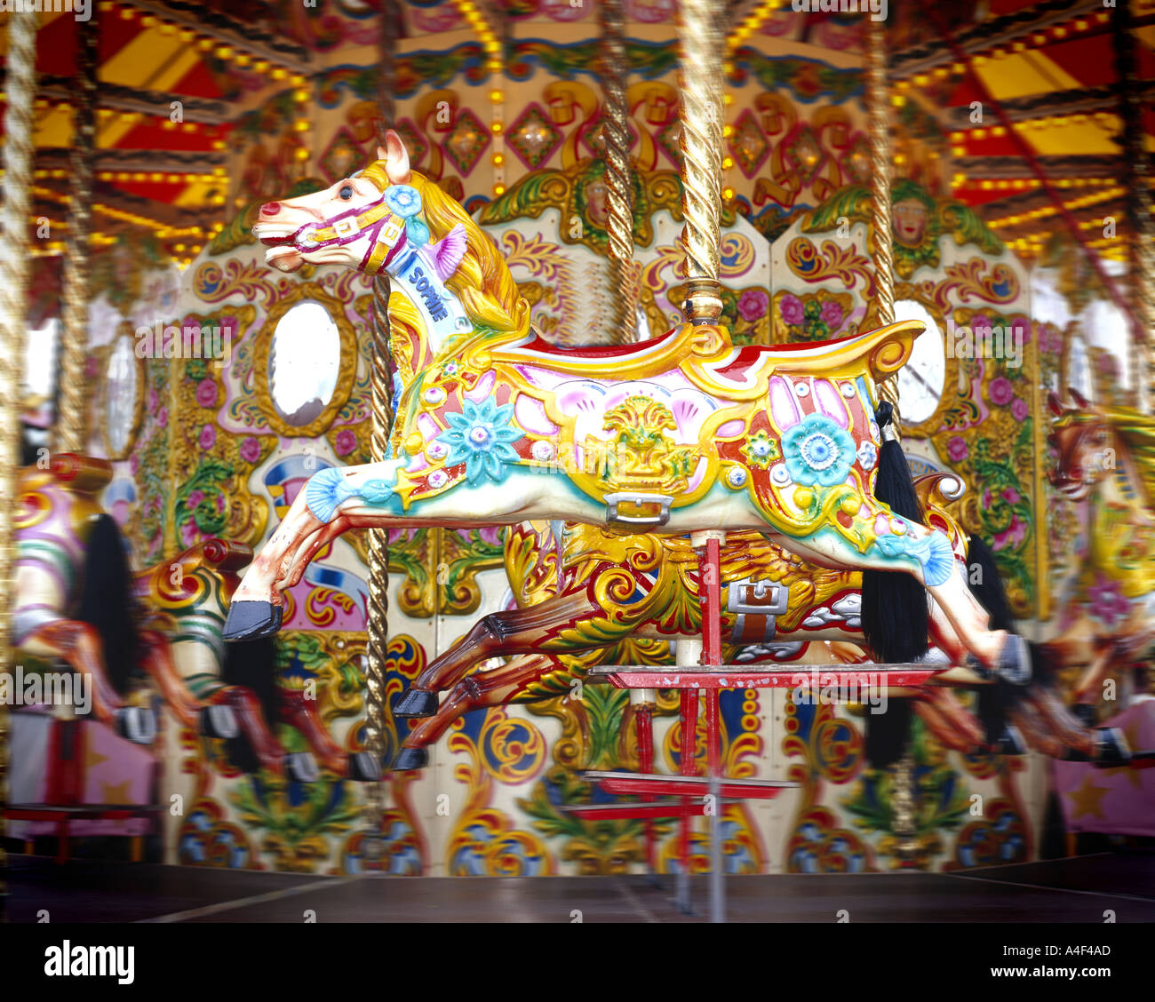 Fairground horse hi-res stock photography and images - Alamy