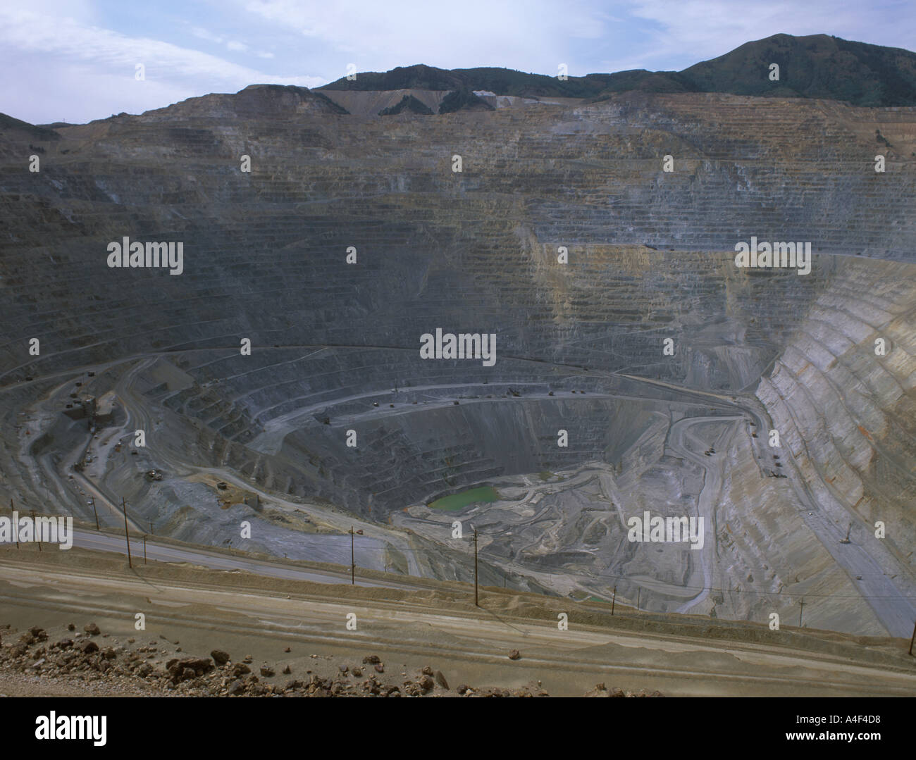 Bingham Canyon Mine near Salt Lake City in Utah USA Stock Photo - Alamy