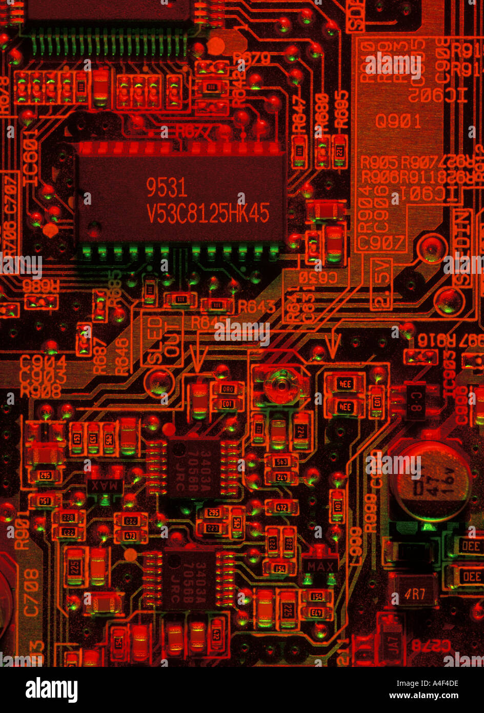 Computer Circuit Board Stock Photo - Alamy