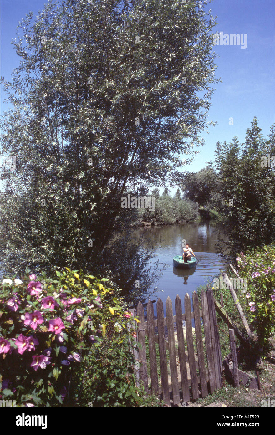 Boat on the Vendee River Vendee West France Europe Stock Photo - Alamy