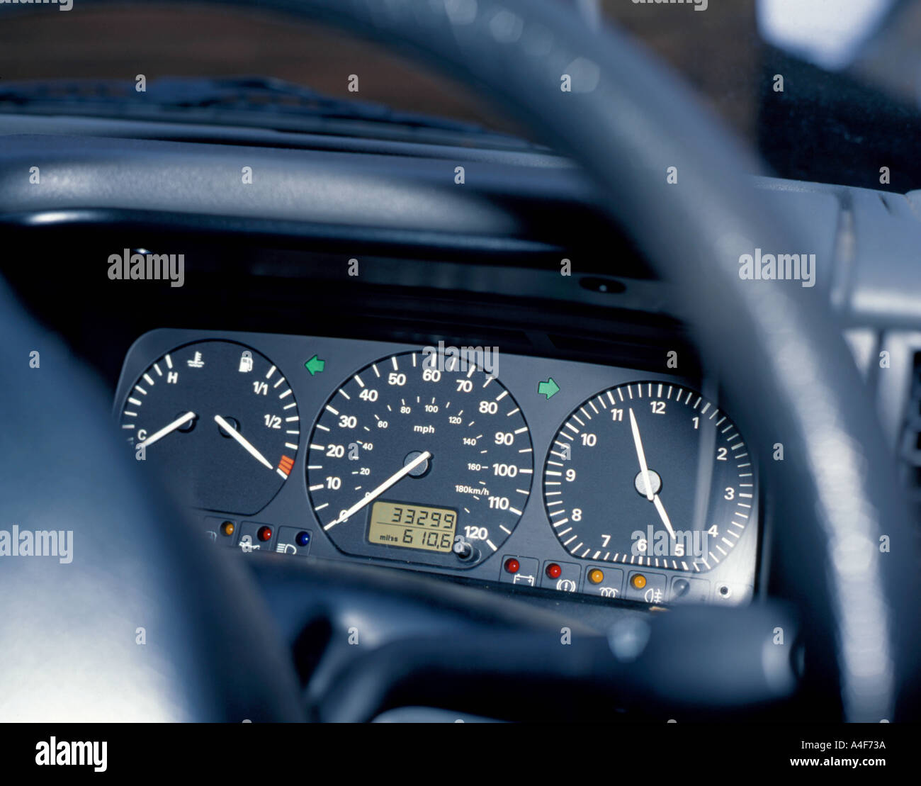 Dashboard and instruments of a motor car Stock Photo - Alamy
