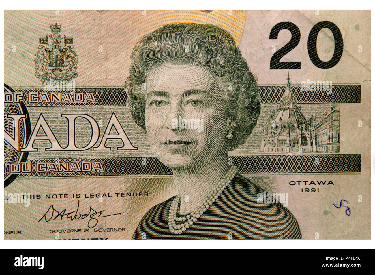 Canadian dollar queen elizabeth hi-res stock photography and images - Alamy