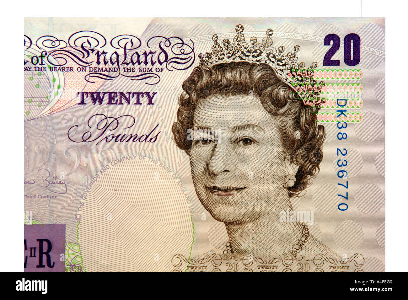 Queen elizabeth bank note hi-res stock photography and images - Alamy