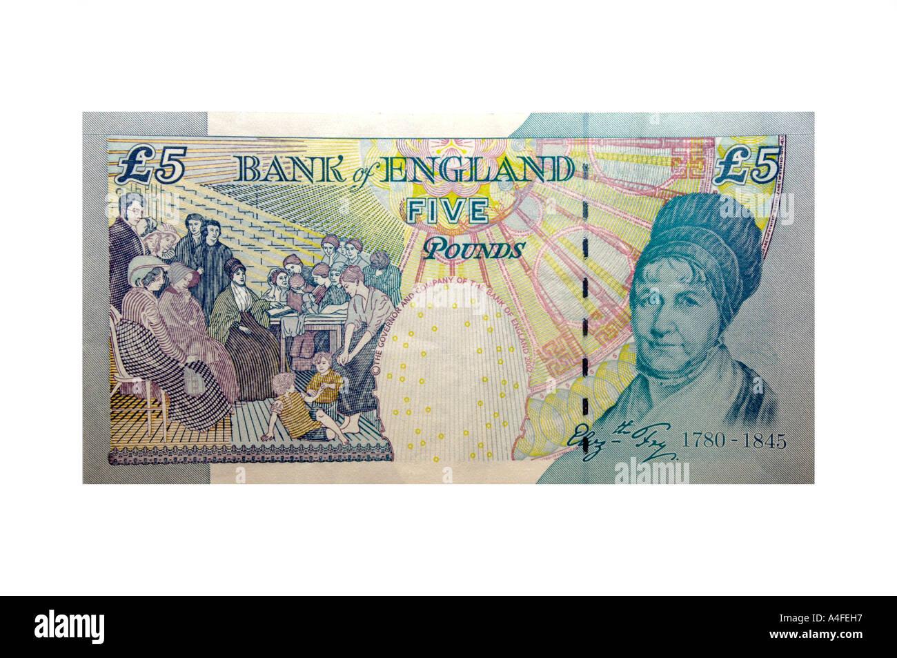 Old five pound note hi-res stock photography and images - Alamy