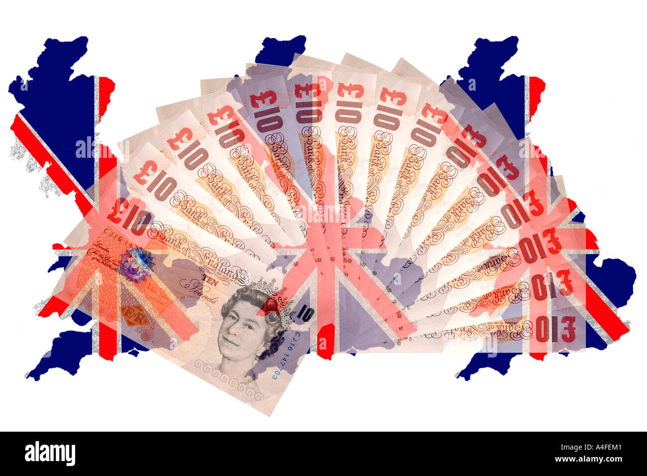 English money concept idea Stock Photo - Alamy