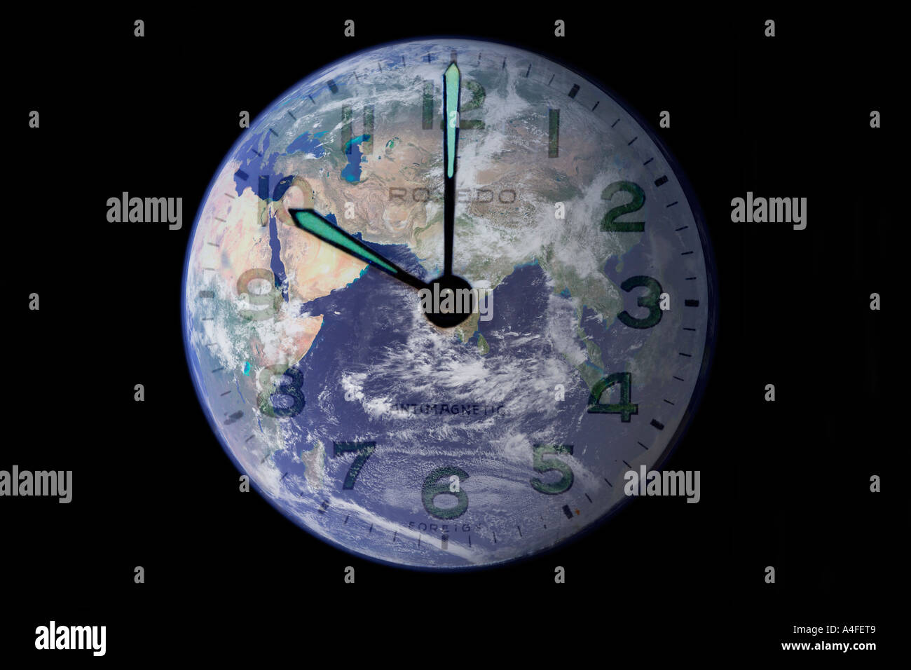 Concept image of World Time Zones Stock Photo - Alamy