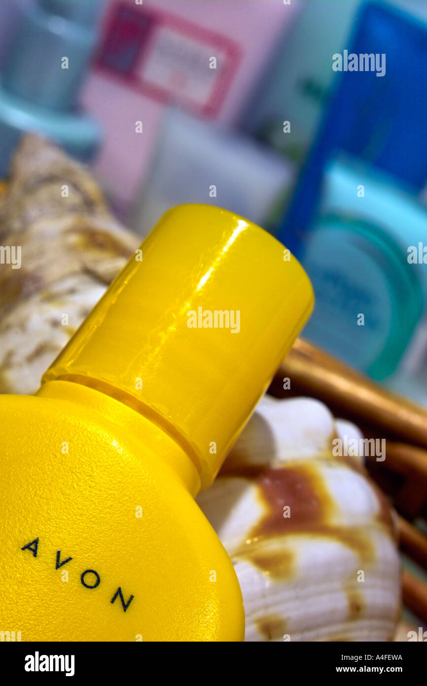 Avon products sun lotion Stock Photo - Alamy
