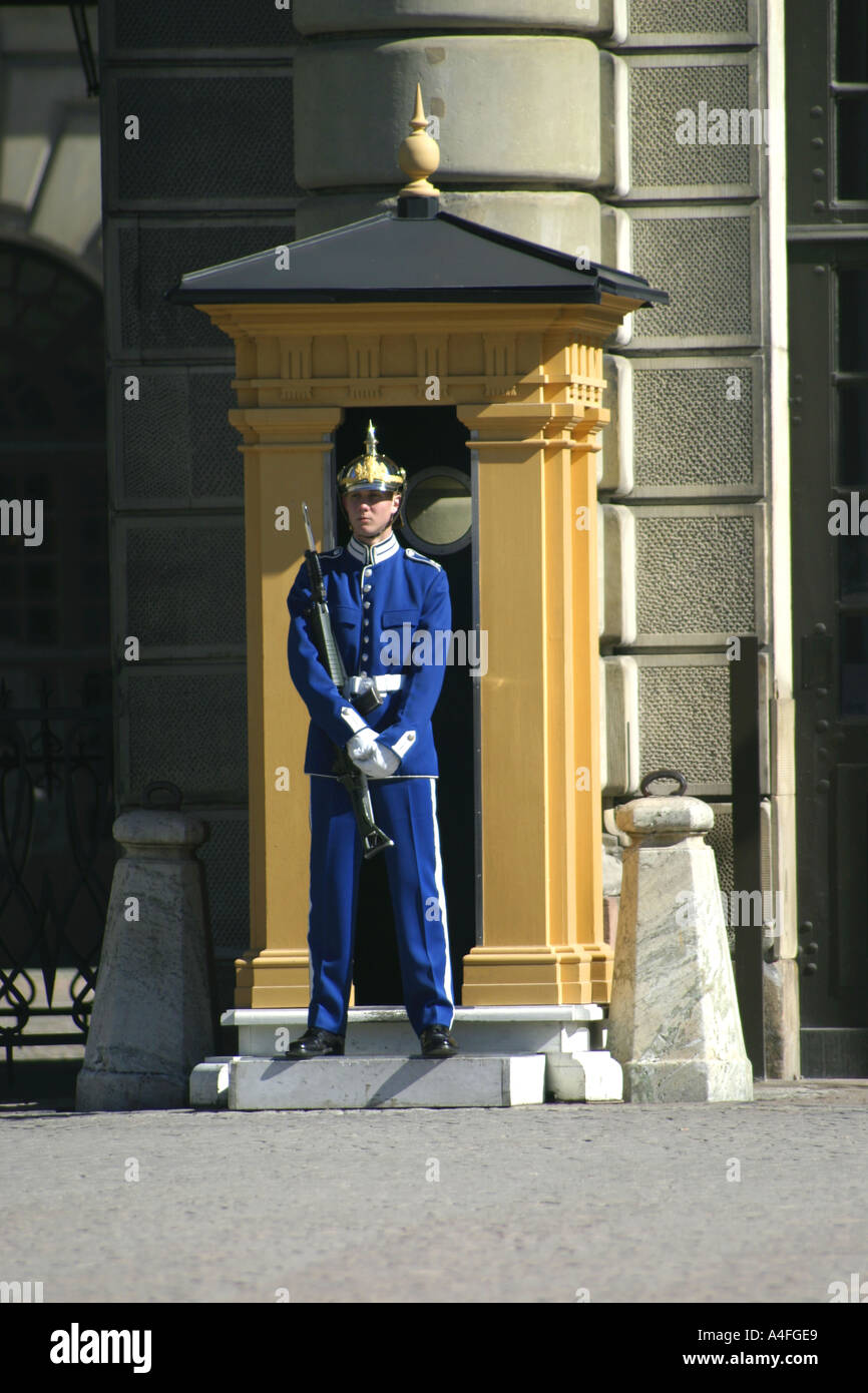 Stockholm royal guard Stock Photo - Alamy