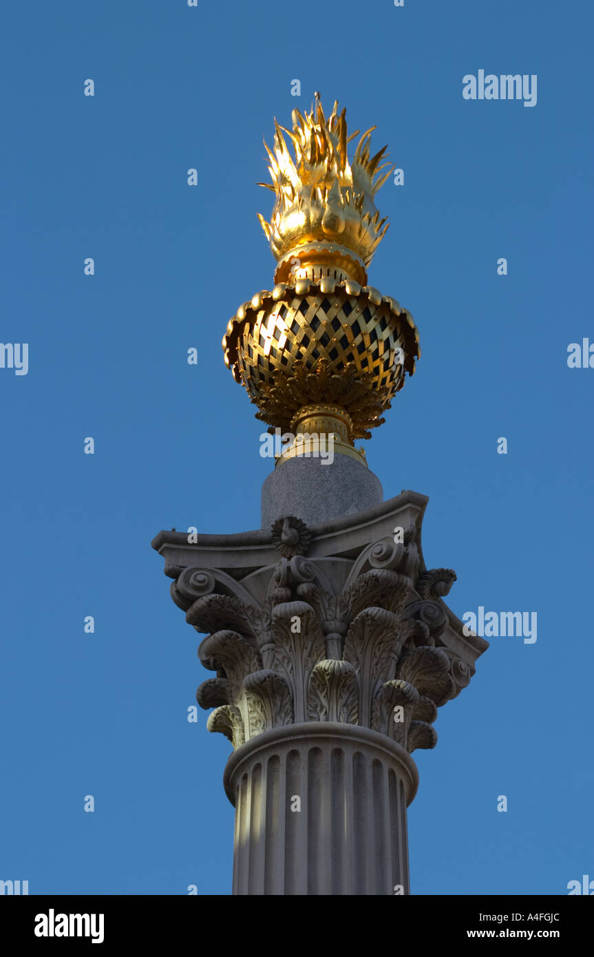 Corinthian Column in Paternoster Square The City London England Stock ...