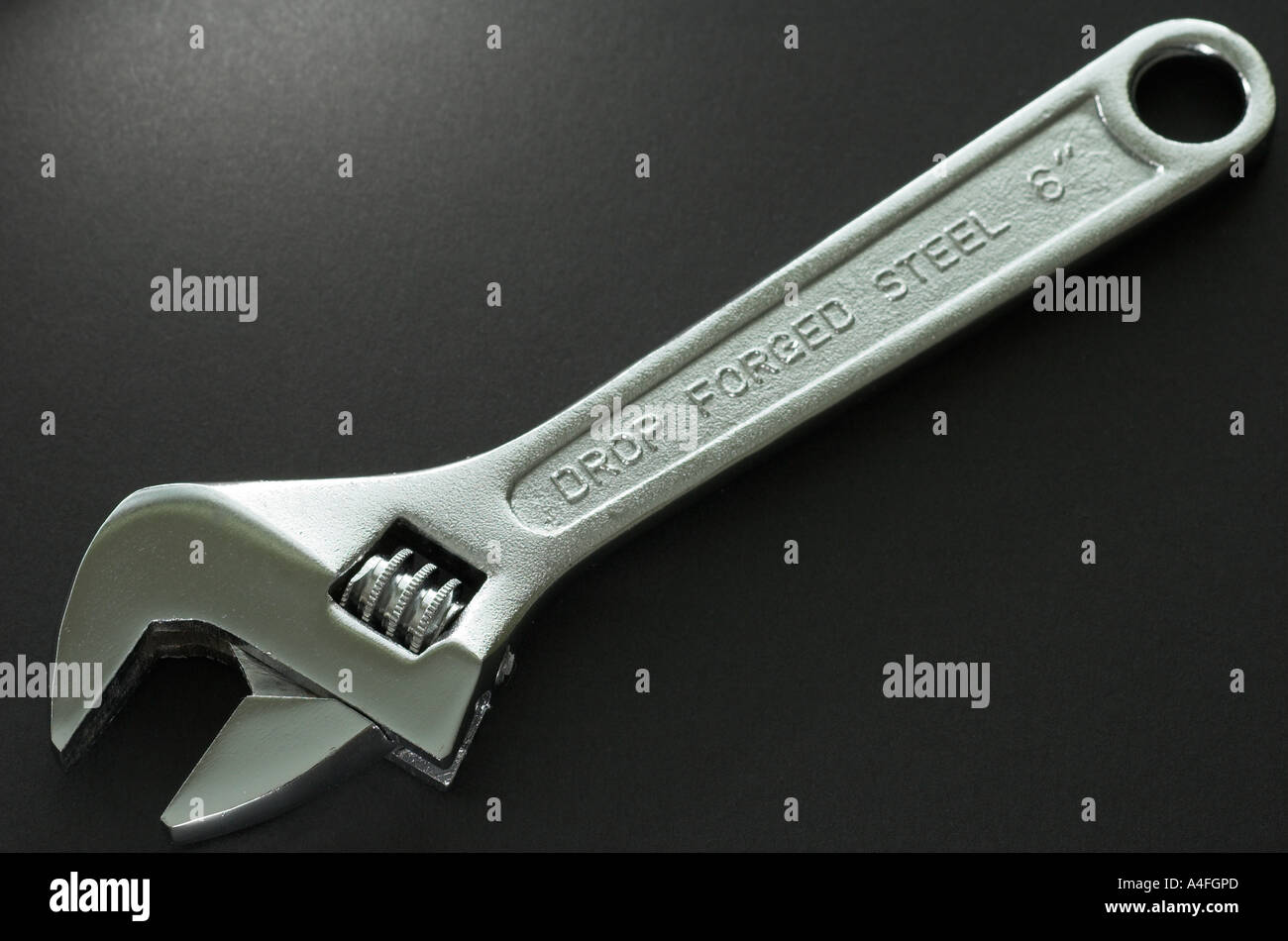 6 inch Adjustable Wrench Stock Photo - Alamy